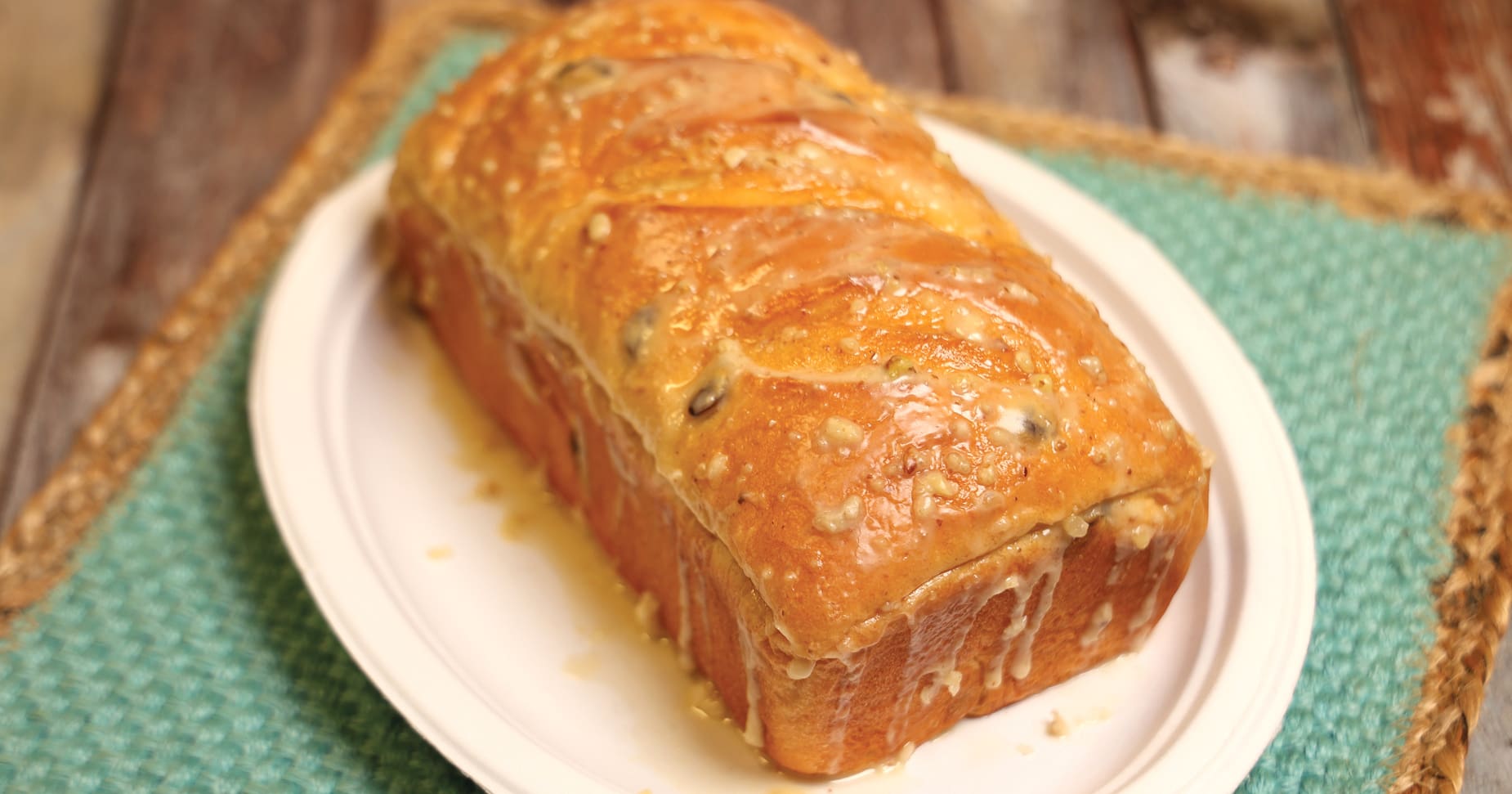 Orange Nut Glazed Raisin Bread - Oklahoma Wheat Commission